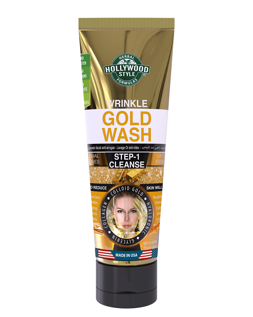 Wrinkle Gold Wash - Hollywood Style