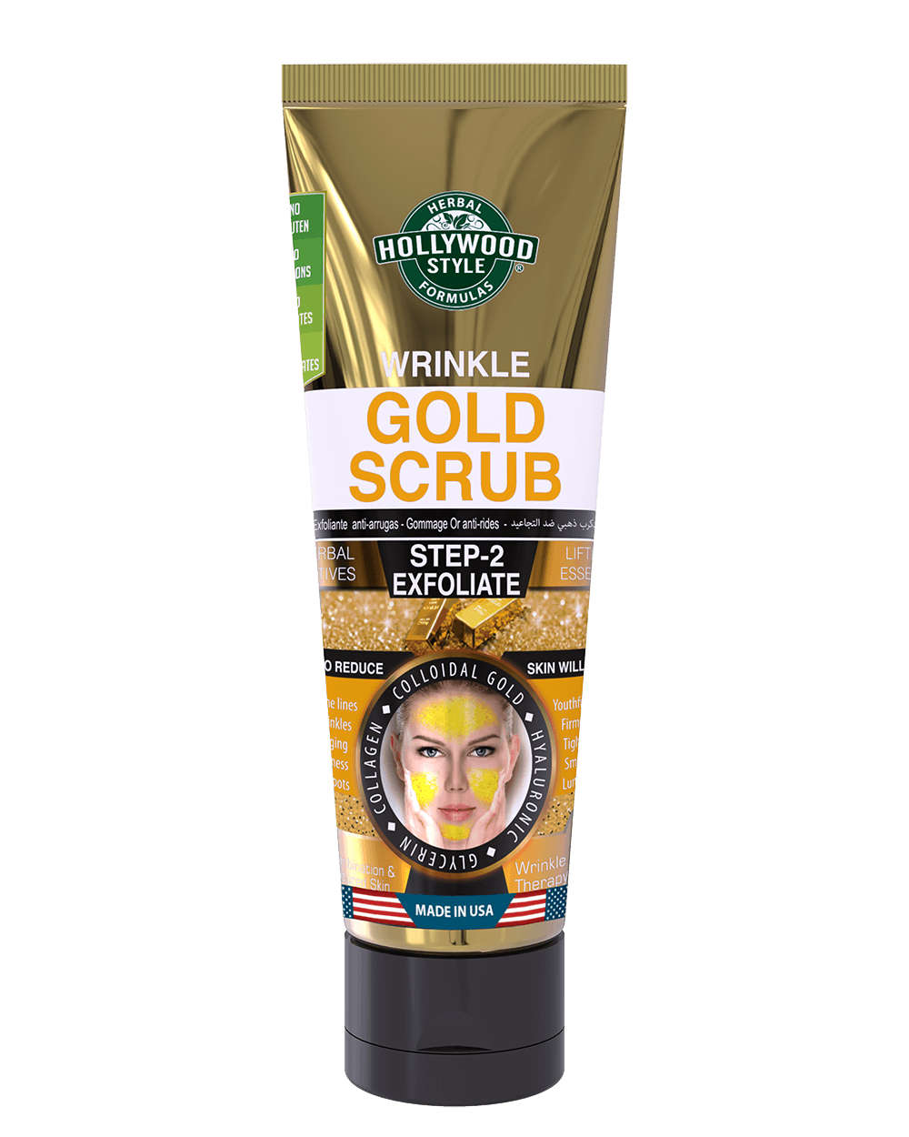 Wrinkle Gold Scrub - Hollywood Style